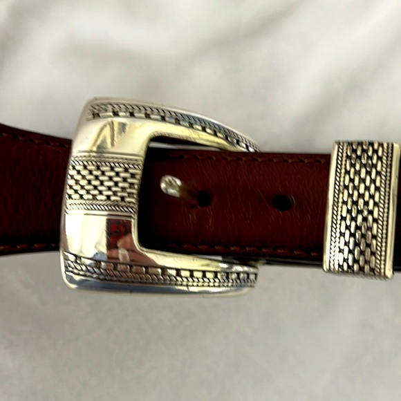 Brighton | Accessories | Brighton Onyx By Salina Brown Leather Western ...